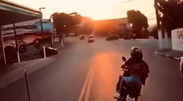 'Cinematic' motorcycle chase in Brazil goes viral on social media